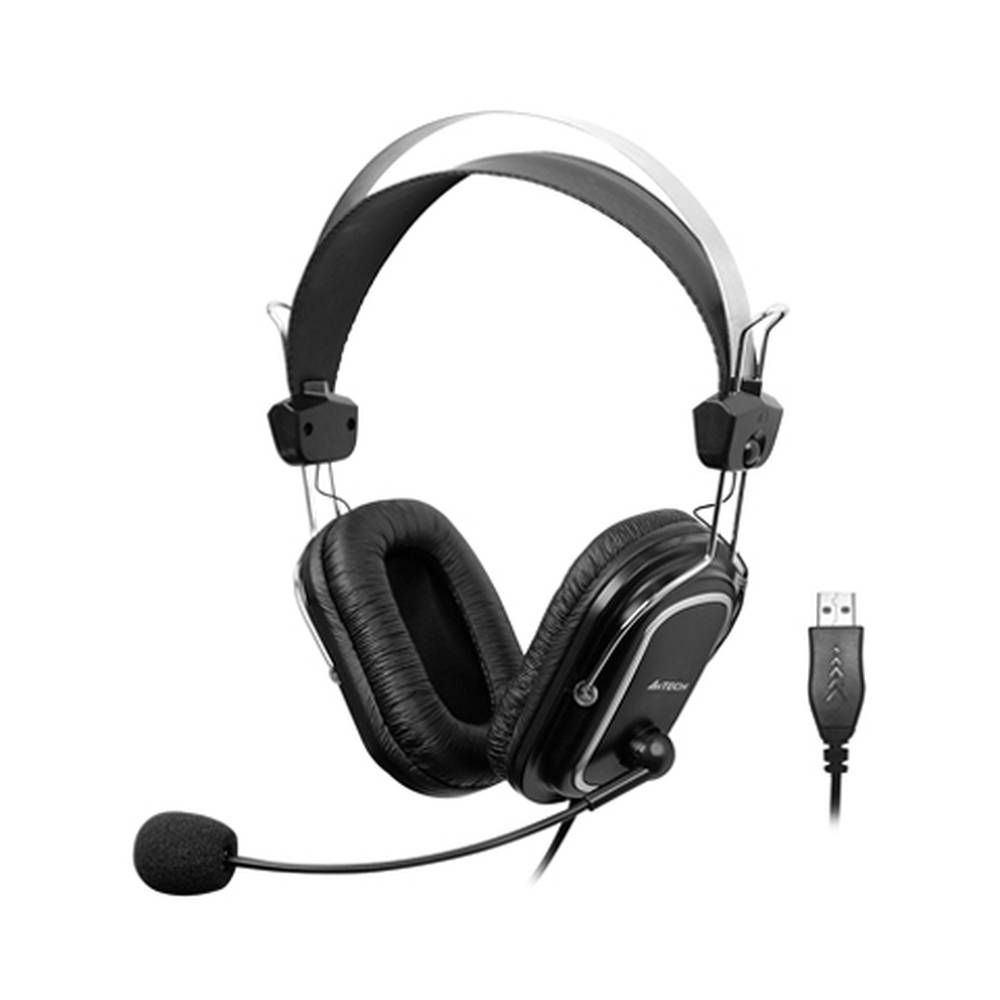 A4Tech HU-50 Comfort Fit Stereo USB Headset | Noise-Cancelling with In – MUSTAFA COMPUTERS