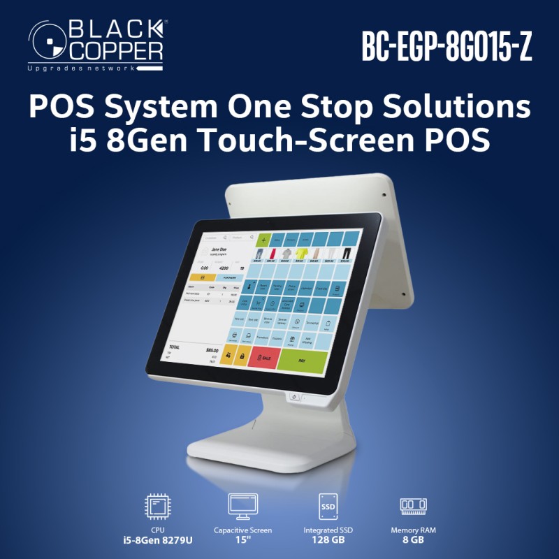 Black Copper BC-EGP-8G015-Z | POS System | One-Stop Solution for Your – MUSTAFA COMPUTERS