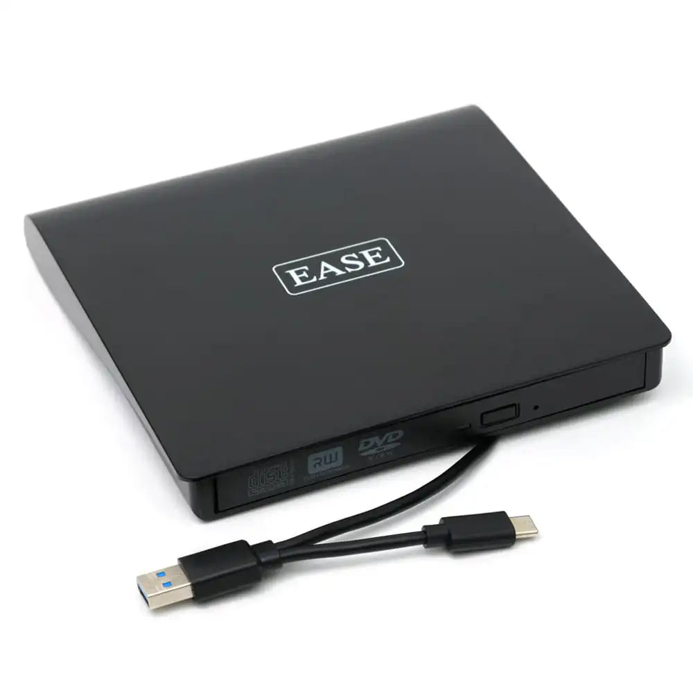 Ease Mobile External DVD Writer | Portable USB Optical Drive for Movie ...