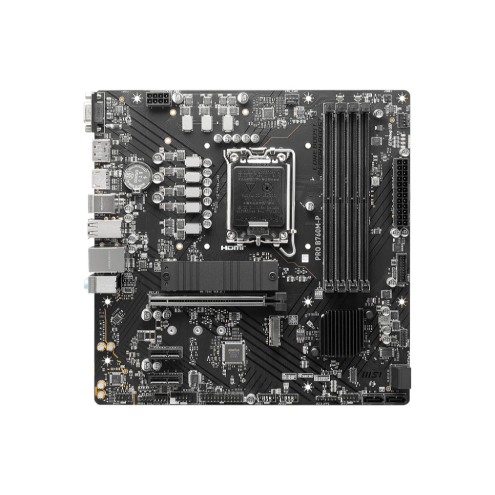 MSI PRO B760M-P DDR5 mATX Motherboard | Power, Efficiency & Next-Gen M ...