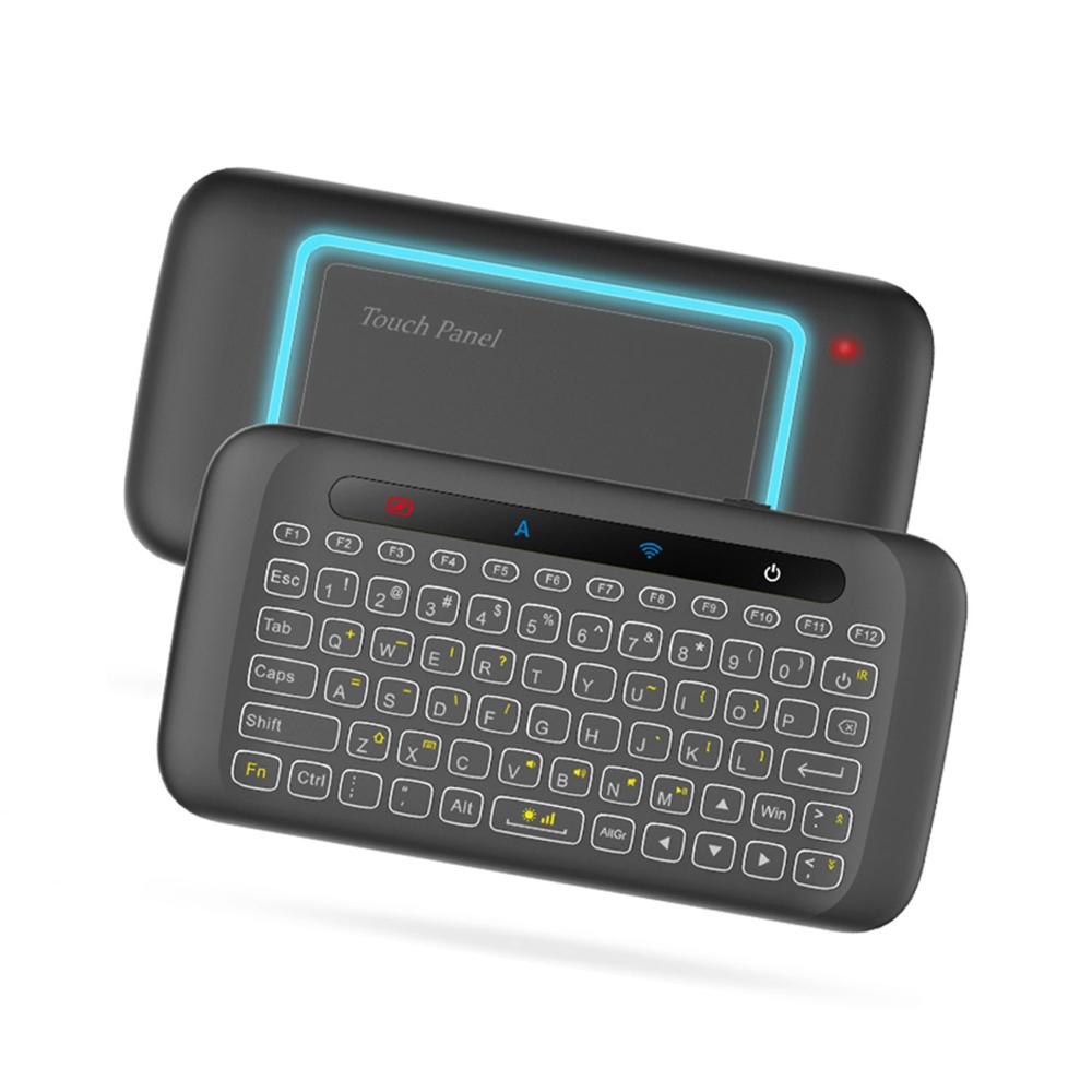 H20 Mini Wireless Keyboard Air Mouse | Backlit Touchpad Remote for ...