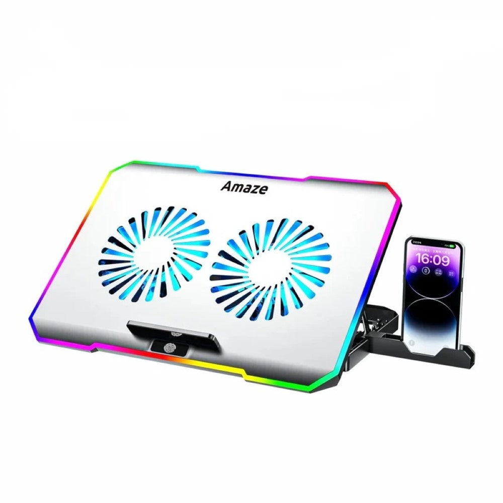 Amaze A505 Laptop RGB Cooling Stand | Dual Fans | RGB Lighting Pakistan ...