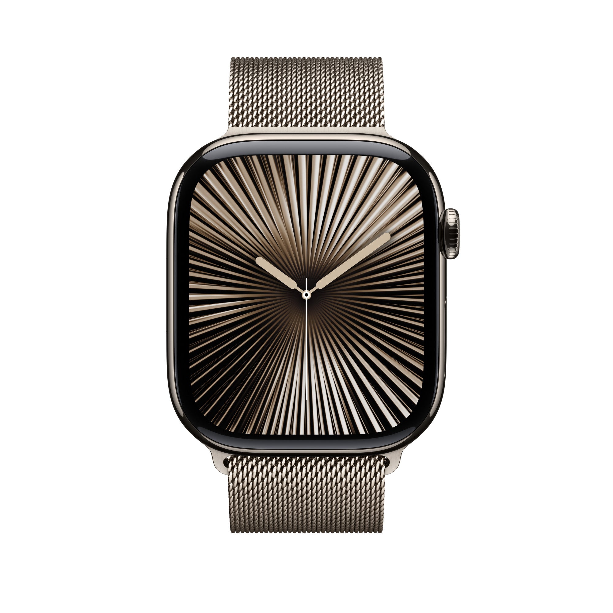 Apple Watch Series 10 | 46mm Natural Titanium Case with Milanese Loop ...