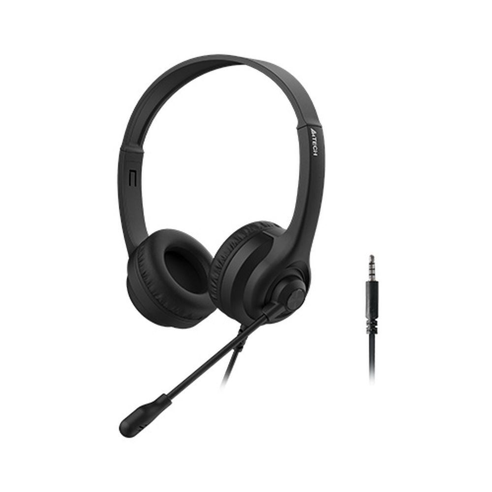 A4Tech HS-8i Stereo Headset | Crystal Clear Audio with Built-in Microp ...
