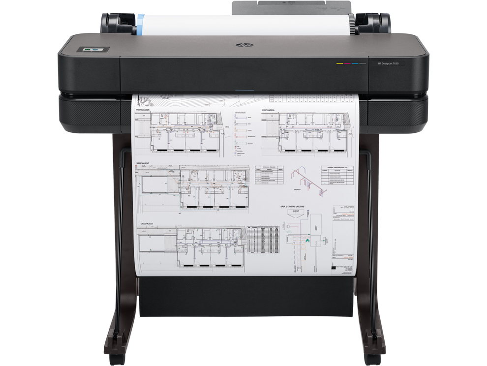 HP DesignJet T630 | Large Format Wireless Plotter Printer | 24" with M ...