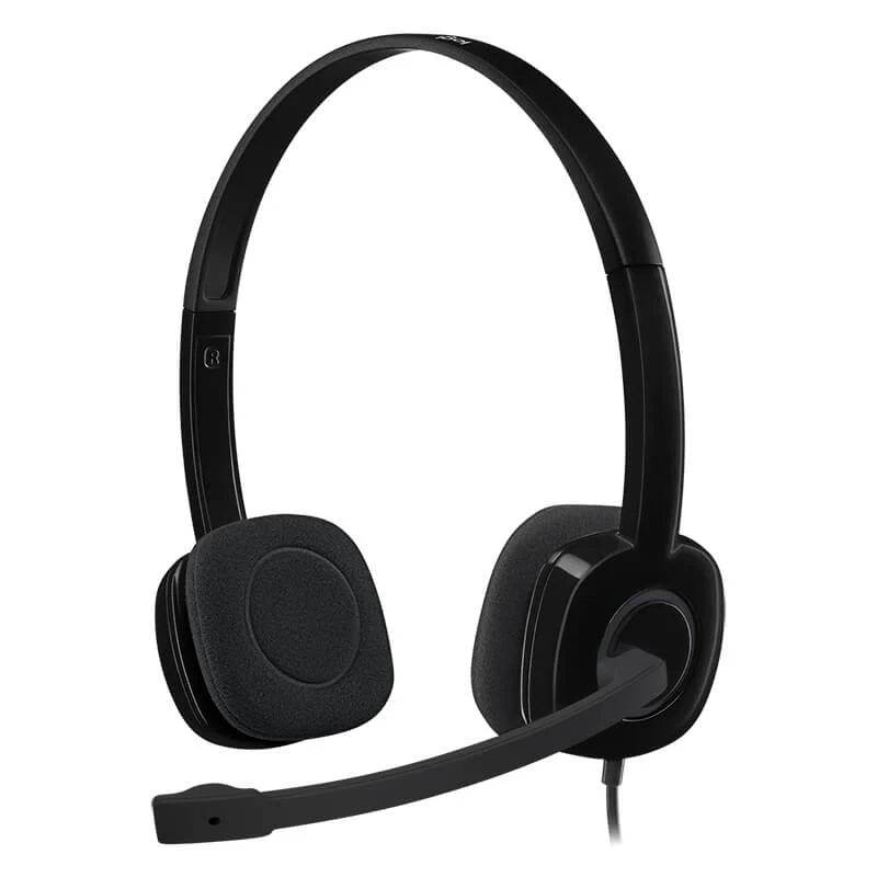 Logitech H151 | Stereo Headset with Noise-Cancelling Microphone ...